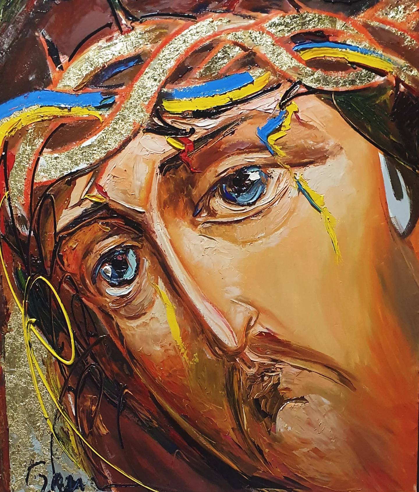 Author of "Heavenly Hundred" diorama paints "Holy Helmet of Dignity ...